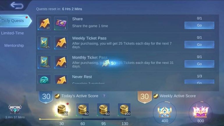 Update UI Project NEXT Mobile Legends Terlihat di Advanced Server