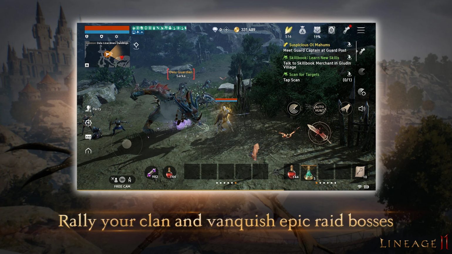 Lineage 2M - New Lineage cross-platform MMORPG launches in North ...
