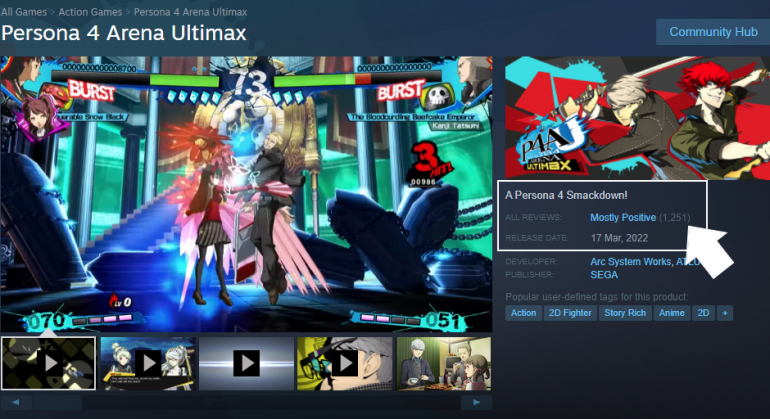 Persona 4 Arena Ultimax - New 2D anime fighting game welcomes players ...