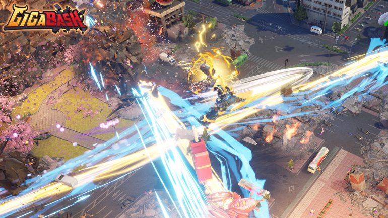 GigaBash - Multiplayer brawler with kaijus and heroes launches on PC ...