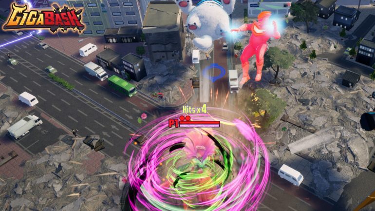 GigaBash - Multiplayer brawler with kaijus and heroes launches on PC ...